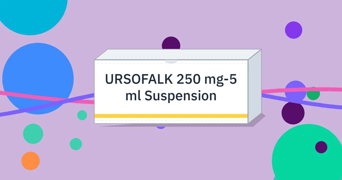 Symbolbild: Packung mit der Aufschrift URSOFALK 250 mg-5 ml Suspension (PZN 00558771) – Verfügbarkeit und Bezug in Apotheken in Frankfurt am Main