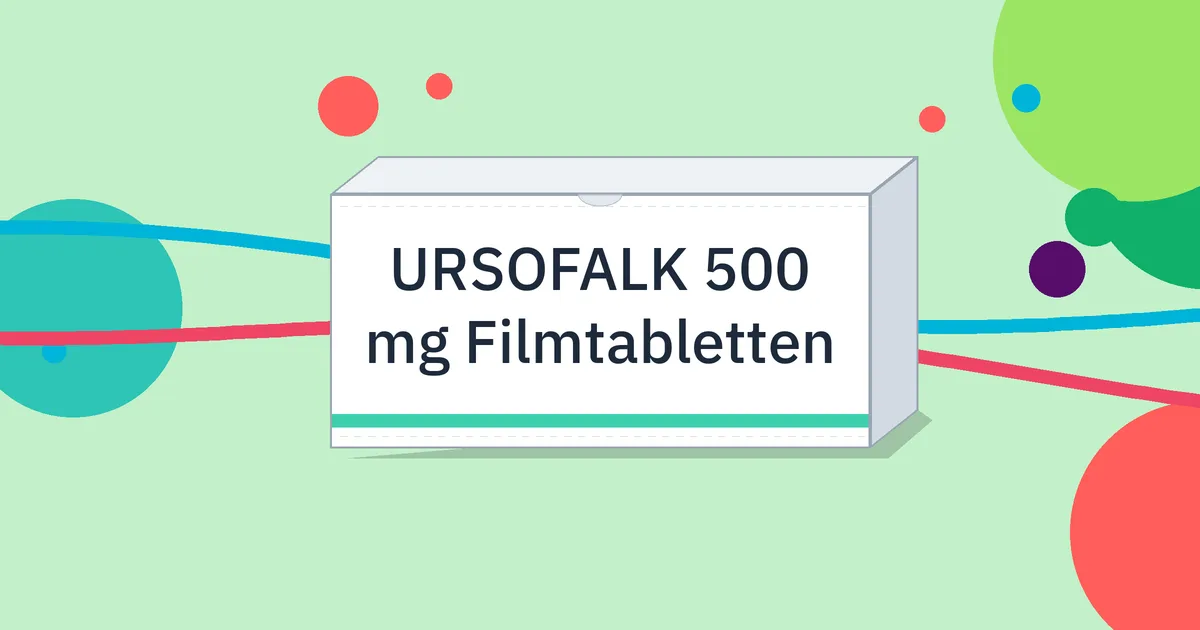 Symbolbild: Packung mit der Aufschrift URSOFALK 500 mg Filmtabletten (PZN 06972218) – Verfügbarkeit und Bezug in Apotheken in Frankfurt am Main