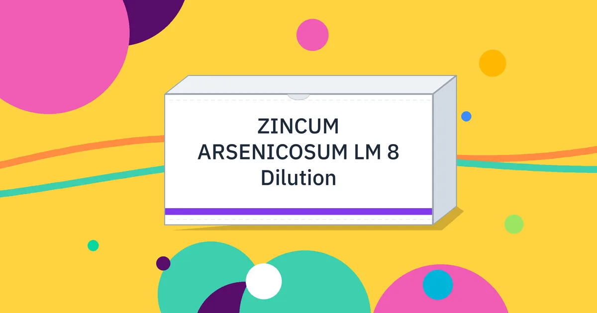 Symbolbild: Packung mit der Aufschrift ZINCUM ARSENICOSUM LM 8 Dilution (PZN 13290442) – Verfügbarkeit und Bezug in Apotheken in Frankfurt am Main