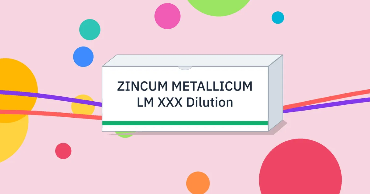 Symbolbild: Packung mit der Aufschrift ZINCUM METALLICUM LM XXX Dilution (PZN 02676049) – Verfügbarkeit und Bezug in Apotheken in Frankfurt am Main