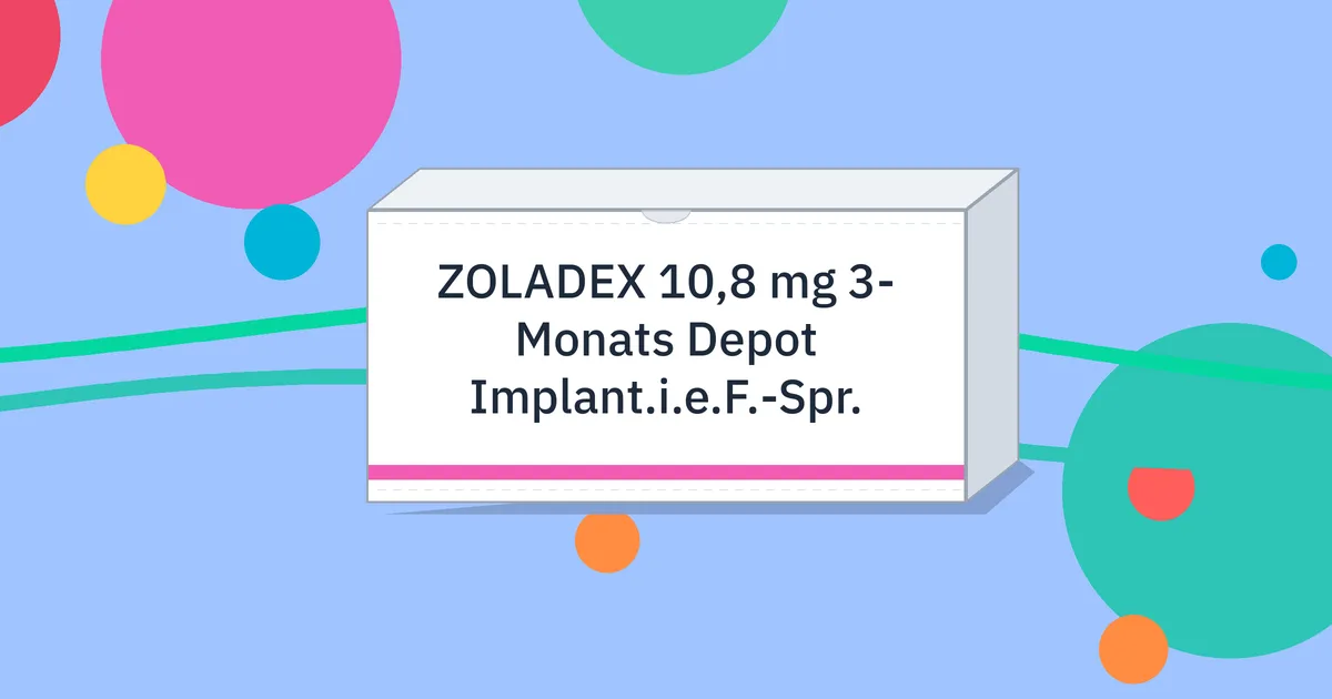 Symbolbild: Packung mit der Aufschrift ZOLADEX 10,8 mg 3-Monats Depot Implant.i.e.F.-Spr. (PZN 15569237) – Verfügbarkeit und Bezug in Apotheken in Frankfurt am Main