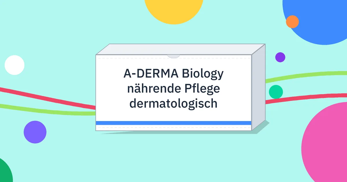 Symbolbild: Packung mit der Aufschrift A-DERMA Biology nährende Pflege dermatologisch (PZN 16830809) – Verfügbarkeit und Bezug in Apotheken in Frankfurt am Main