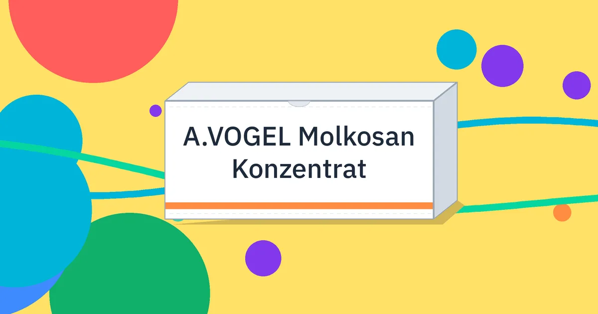 Symbolbild: Packung mit der Aufschrift A.VOGEL Molkosan Konzentrat (PZN 20857760) – Verfügbarkeit und Bezug in Apotheken in Frankfurt am Main