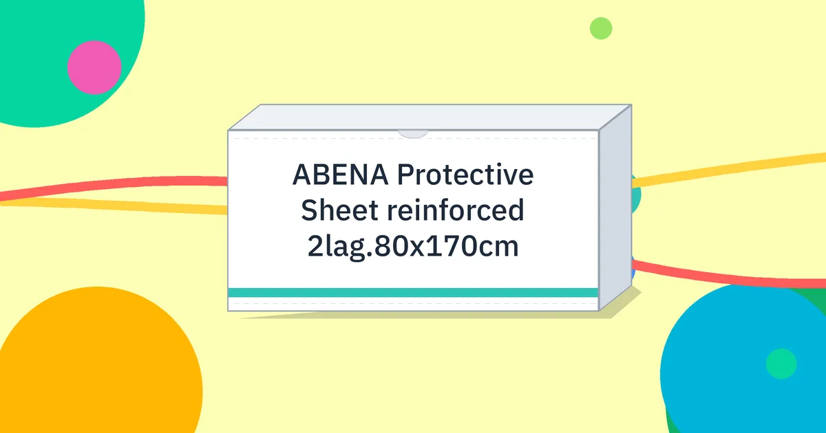 Symbolbild: Packung mit der Aufschrift ABENA Protective Sheet reinforced 2lag.80x170cm (PZN 18746220) – Verfügbarkeit und Bezug in Apotheken in Frankfurt am Main