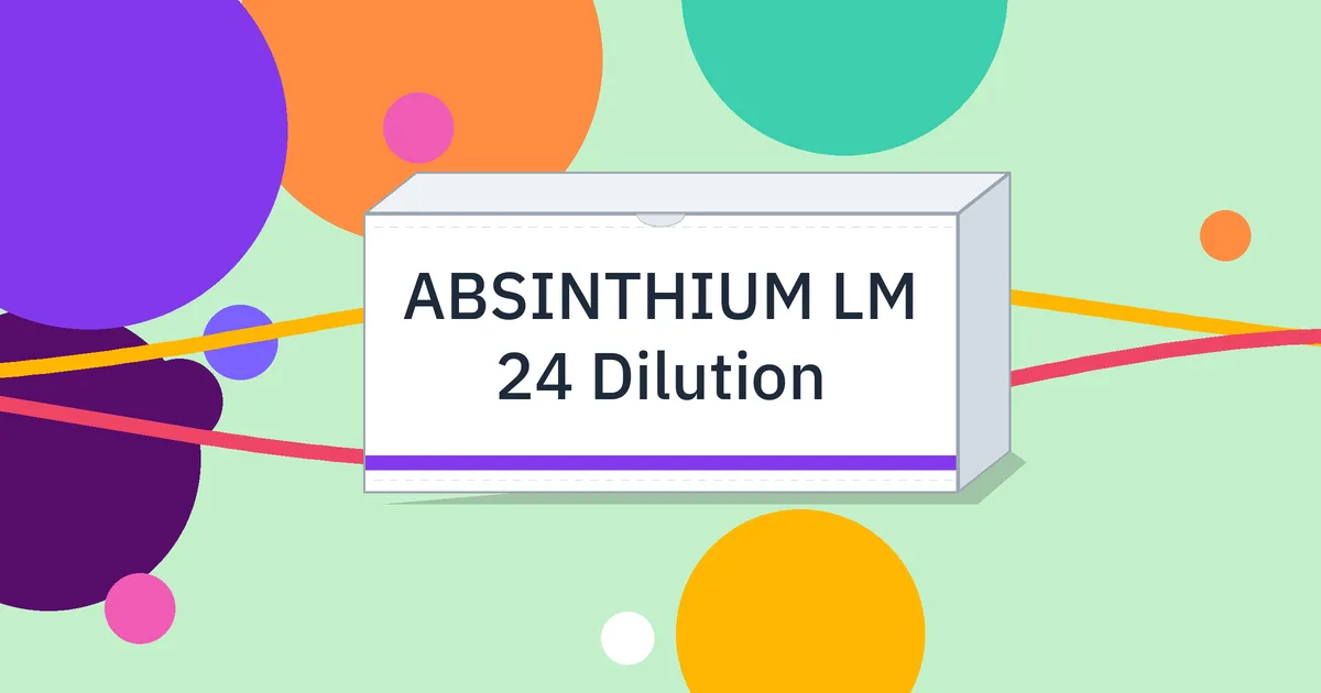 Symbolbild: Packung mit der Aufschrift ABSINTHIUM LM 24 Dilution (PZN 13261676) – Verfügbarkeit und Bezug in Apotheken in Frankfurt am Main