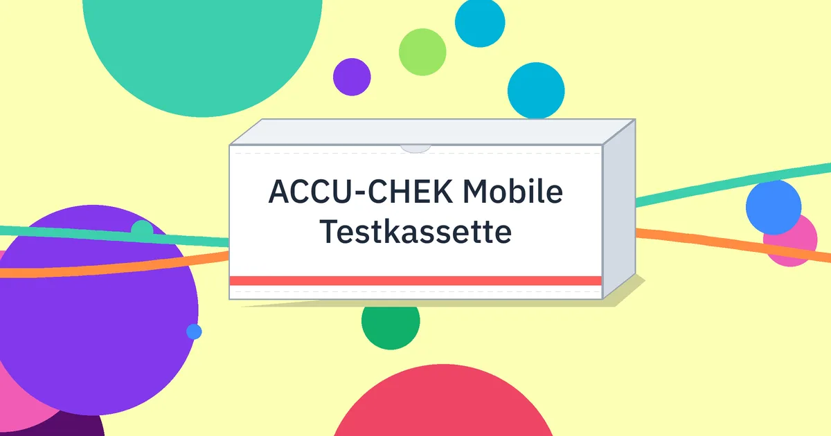 Symbolbild: Packung mit der Aufschrift ACCU-CHEK Mobile Testkassette (PZN 10270545) – Verfügbarkeit und Bezug in Apotheken in Frankfurt am Main