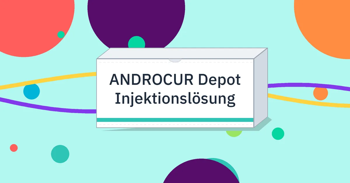 Symbolbild: Packung mit der Aufschrift ANDROCUR Depot Injektionslösung (PZN 07315043) – Verfügbarkeit und Bezug in Apotheken in Frankfurt am Main