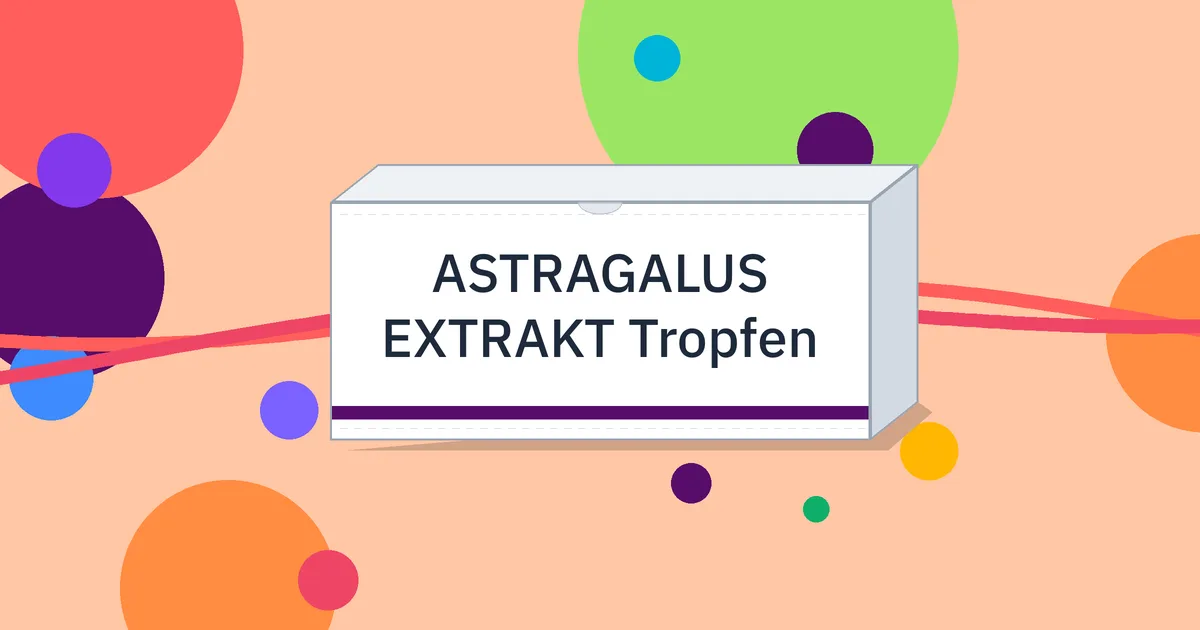 Symbolbild: Packung mit der Aufschrift ASTRAGALUS EXTRAKT Tropfen (PZN 20210834) – Verfügbarkeit und Bezug in Apotheken in Frankfurt am Main