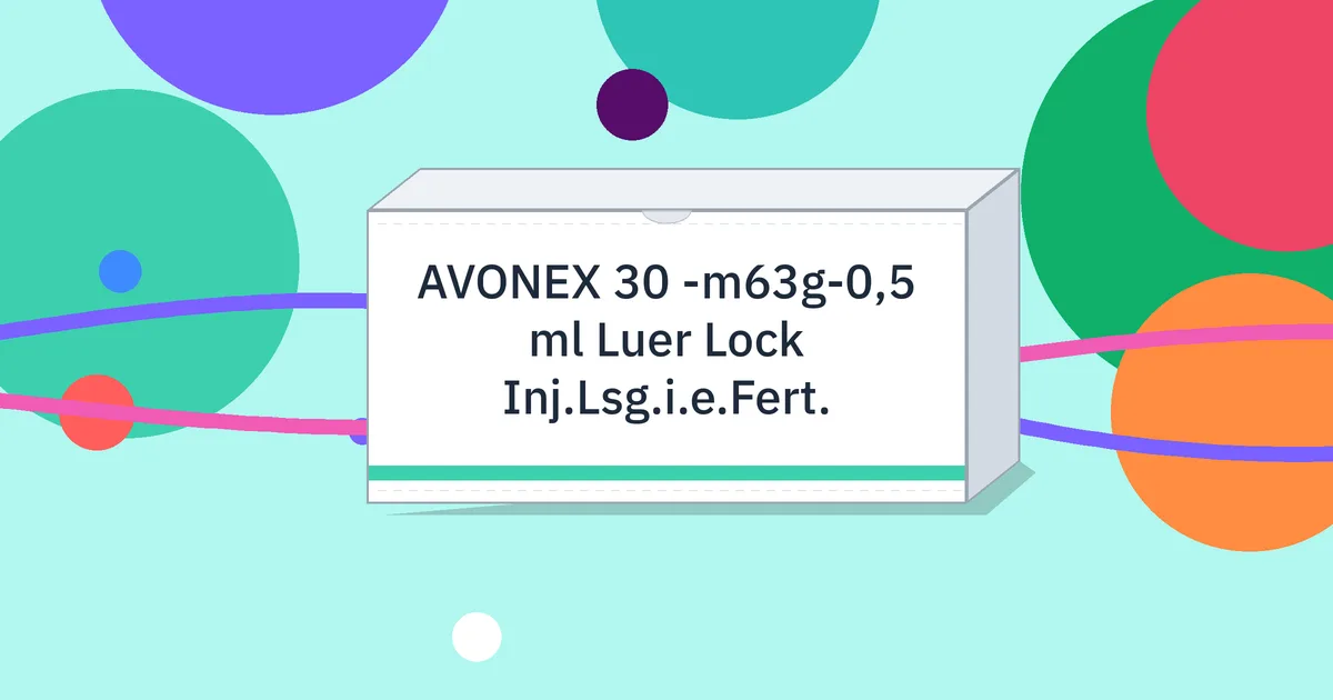 Symbolbild: Packung mit der Aufschrift AVONEX 30 -m63g-0,5 ml Luer Lock Inj.Lsg.i.e.Fert. (PZN 09289686) – Verfügbarkeit und Bezug in Apotheken in Frankfurt am Main