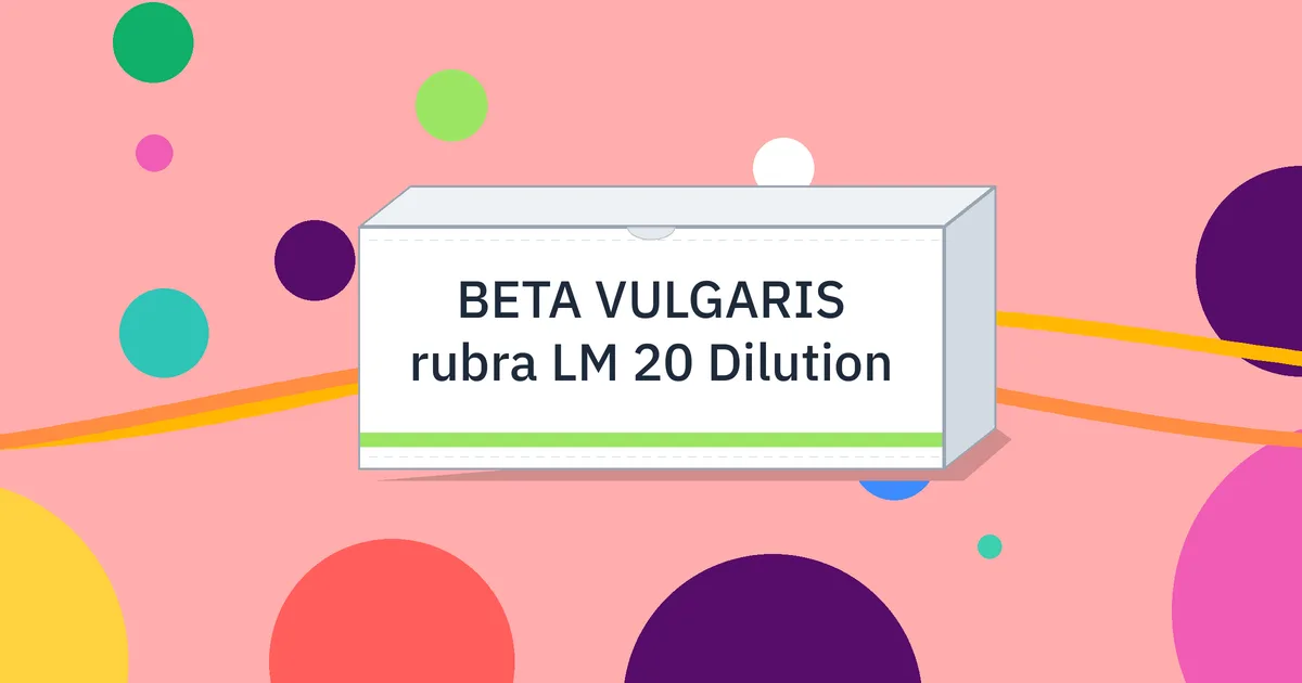 Symbolbild: Packung mit der Aufschrift BETA VULGARIS rubra LM 20 Dilution (PZN 13385214) – Verfügbarkeit und Bezug in Apotheken in Frankfurt am Main