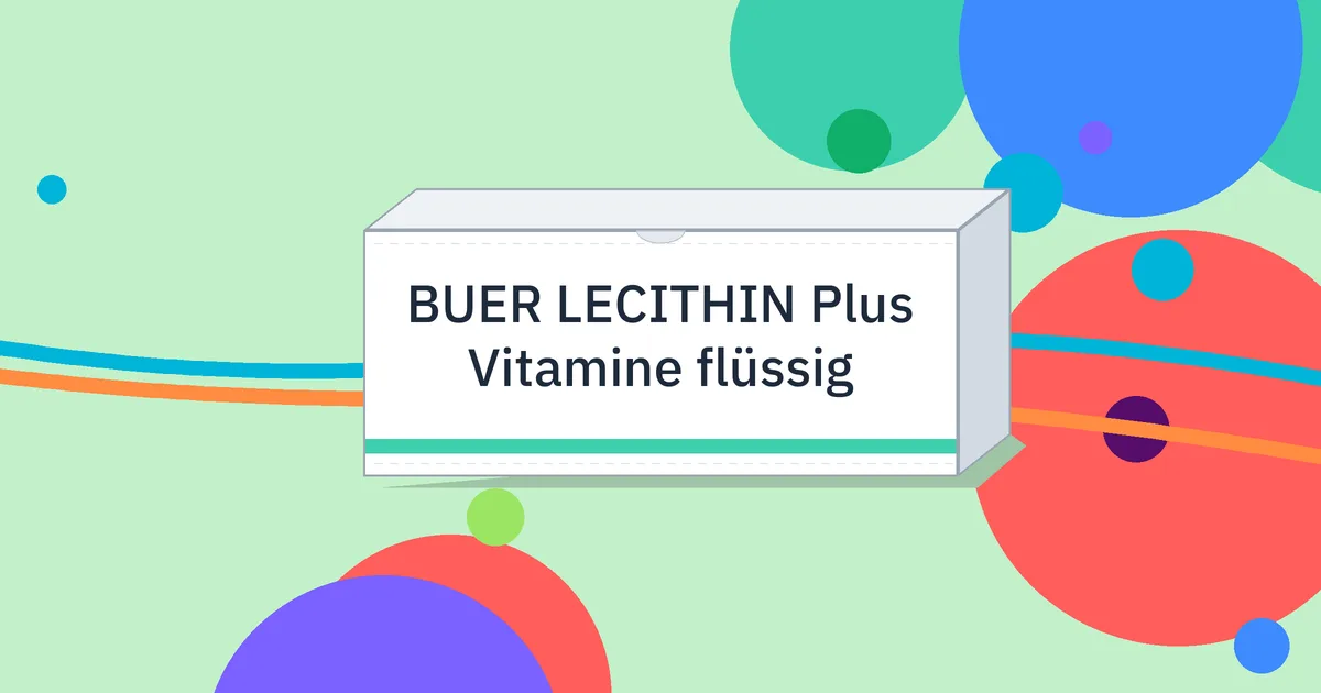 Symbolbild: Packung mit der Aufschrift BUER LECITHIN Plus Vitamine flüssig (PZN 03129102) – Verfügbarkeit und Bezug in Apotheken in Frankfurt am Main