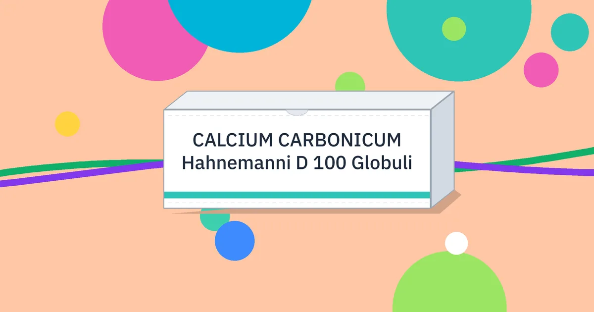 Symbolbild: Packung mit der Aufschrift CALCIUM CARBONICUM Hahnemanni D 100 Globuli (PZN 04208743) – Verfügbarkeit und Bezug in Apotheken in Frankfurt am Main