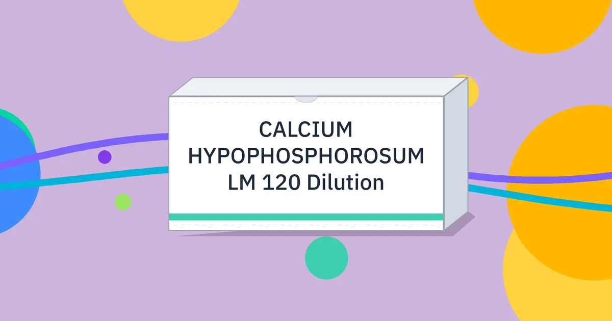 Symbolbild: Packung mit der Aufschrift CALCIUM HYPOPHOSPHOROSUM LM 120 Dilution (PZN 13409133) – Verfügbarkeit und Bezug in Apotheken in Frankfurt am Main