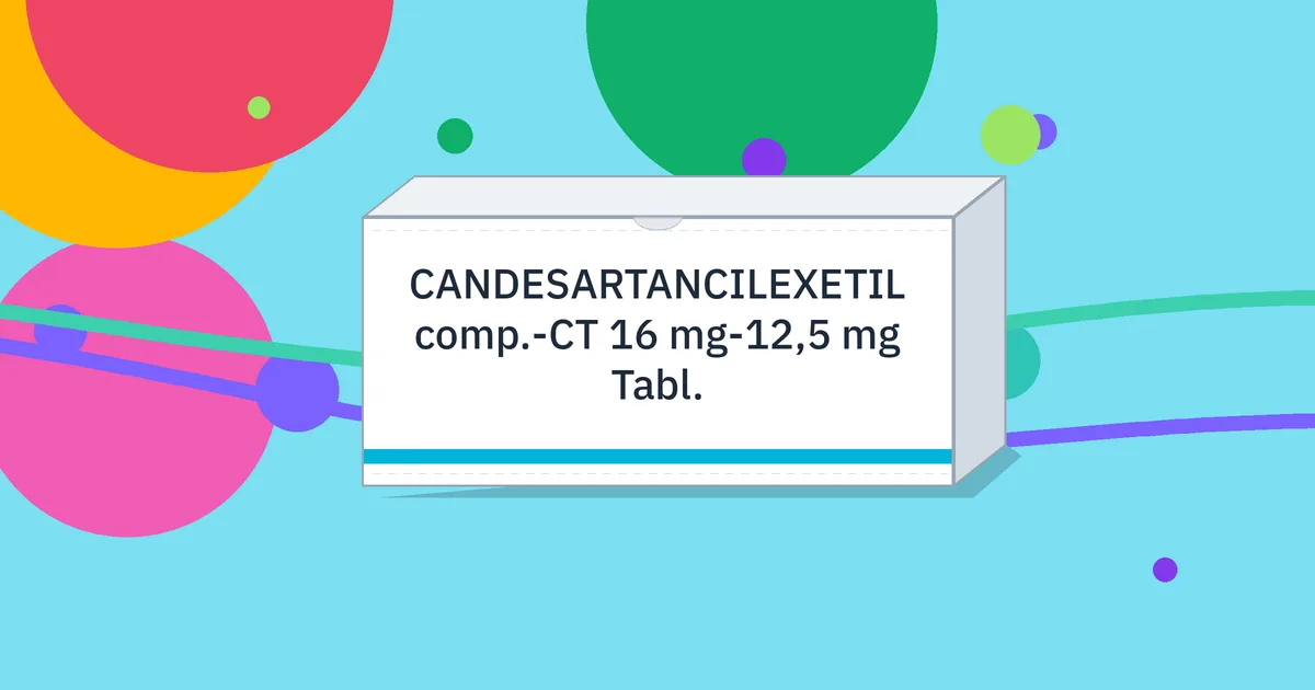 Symbolbild: Packung mit der Aufschrift CANDESARTANCILEXETIL comp.-CT 16 mg-12,5 mg Tabl. (PZN 09066319) – Verfügbarkeit und Bezug in Apotheken in Frankfurt am Main