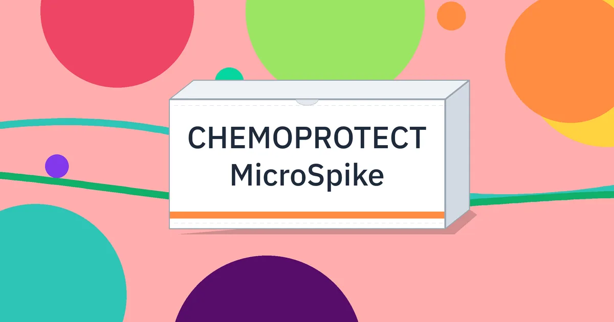 Symbolbild: Packung mit der Aufschrift CHEMOPROTECT MicroSpike (PZN 13751802) – Verfügbarkeit und Bezug in Apotheken in Frankfurt am Main