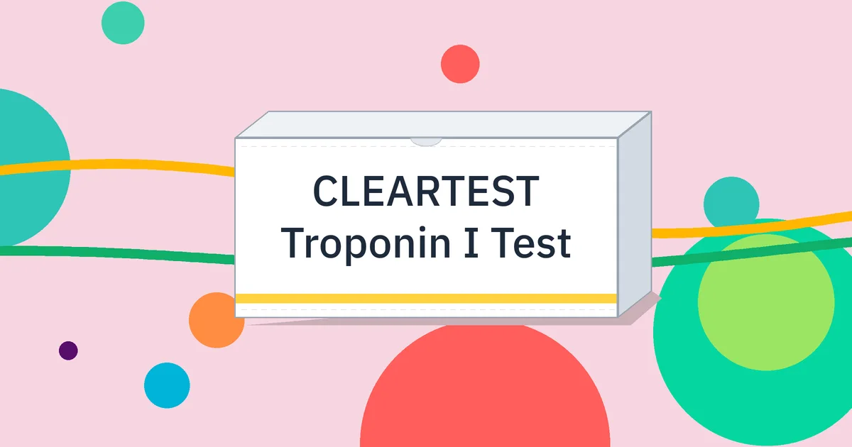 Symbolbild: Packung mit der Aufschrift CLEARTEST Troponin I Test (PZN 09436153) – Verfügbarkeit und Bezug in Apotheken in Frankfurt am Main