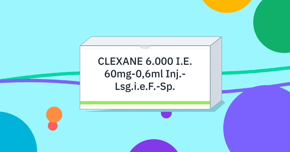 Symbolbild: Packung mit der Aufschrift CLEXANE 6.000 I.E. 60mg-0,6ml Inj.-Lsg.i.e.F.-Sp. (PZN 06470681) – Verfügbarkeit und Bezug in Apotheken in Frankfurt am Main