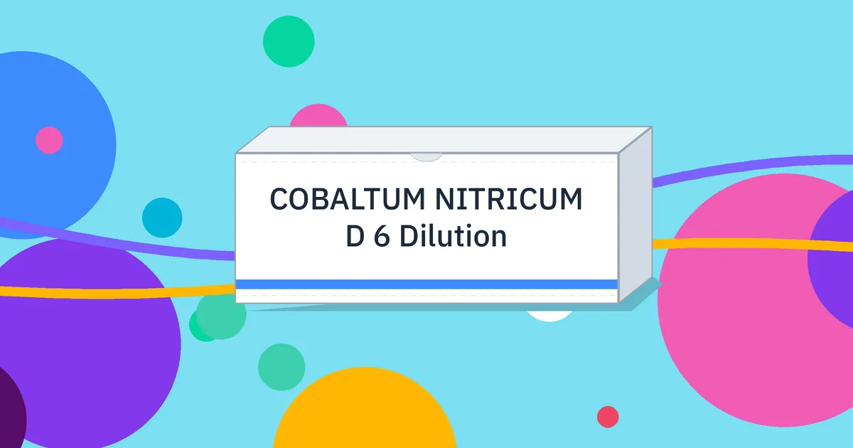 Symbolbild: Packung mit der Aufschrift COBALTUM NITRICUM D 6 Dilution (PZN 00000520) – Verfügbarkeit und Bezug in Apotheken in Frankfurt am Main