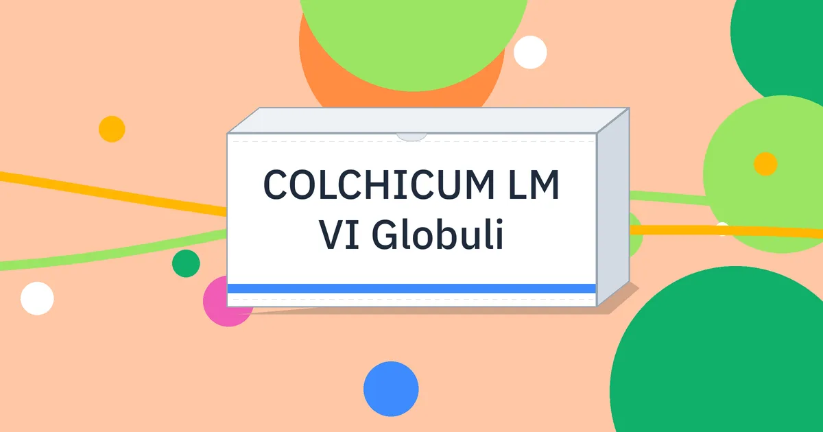Symbolbild: Packung mit der Aufschrift COLCHICUM LM VI Globuli (PZN 04503525) – Verfügbarkeit und Bezug in Apotheken in Frankfurt am Main