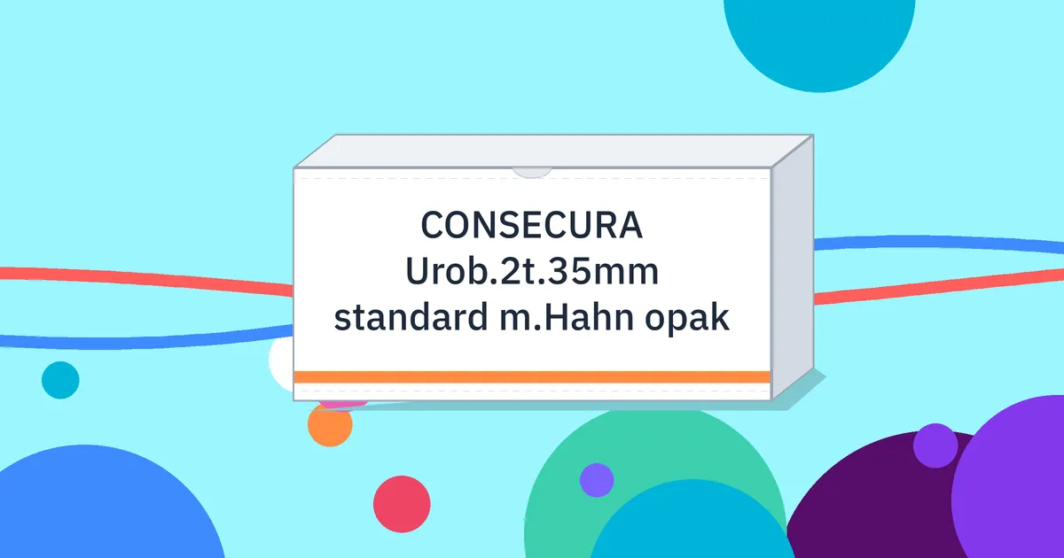 Symbolbild: Packung mit der Aufschrift CONSECURA Urob.2t.35mm standard m.Hahn opak (PZN 00569645) – Verfügbarkeit und Bezug in Apotheken in Frankfurt am Main