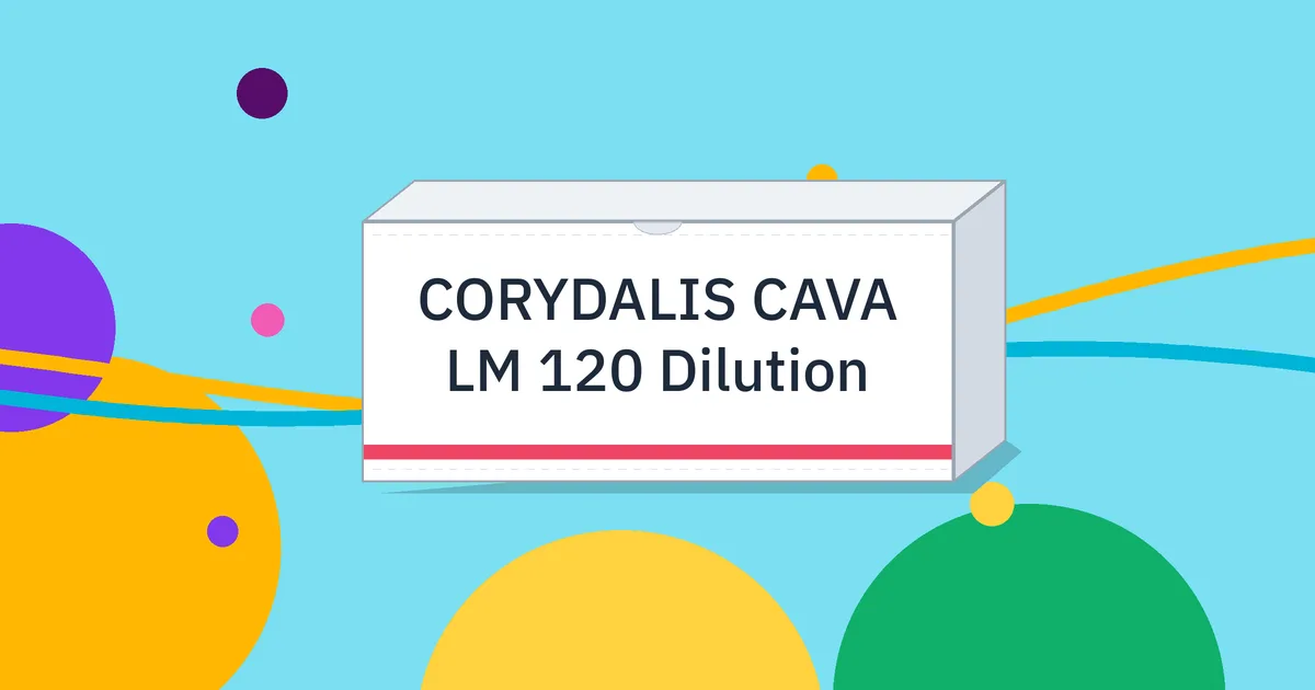 Symbolbild: Packung mit der Aufschrift CORYDALIS CAVA LM 120 Dilution (PZN 13453849) – Verfügbarkeit und Bezug in Apotheken in Frankfurt am Main