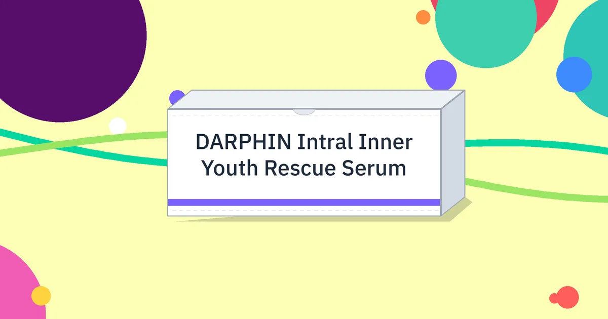 Symbolbild: Packung mit der Aufschrift DARPHIN Intral Inner Youth Rescue Serum (PZN 17836949) – Verfügbarkeit und Bezug in Apotheken in Frankfurt am Main