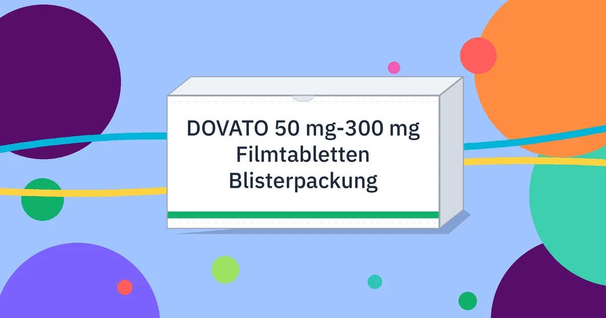Symbolbild: Packung mit der Aufschrift DOVATO 50 mg-300 mg Filmtabletten Blisterpackung (PZN 19521552) – Verfügbarkeit und Bezug in Apotheken in Frankfurt am Main