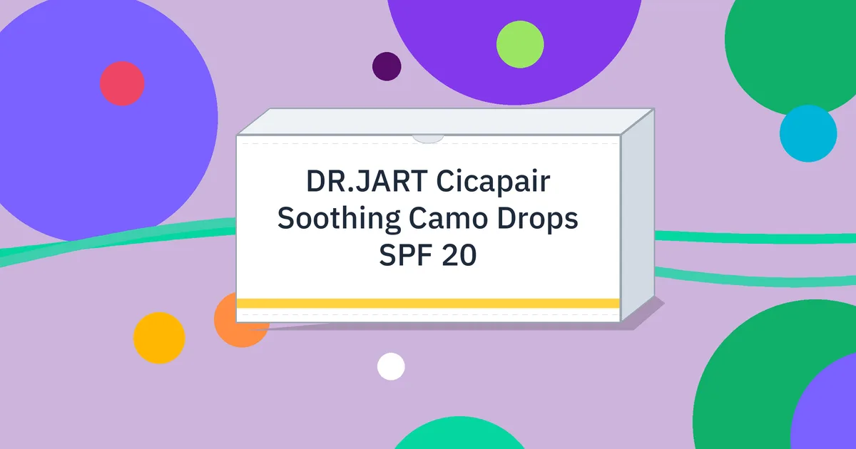Symbolbild: Packung mit der Aufschrift DR.JART Cicapair Soothing Camo Drops SPF 20 (PZN 20686784) – Verfügbarkeit und Bezug in Apotheken in Frankfurt am Main