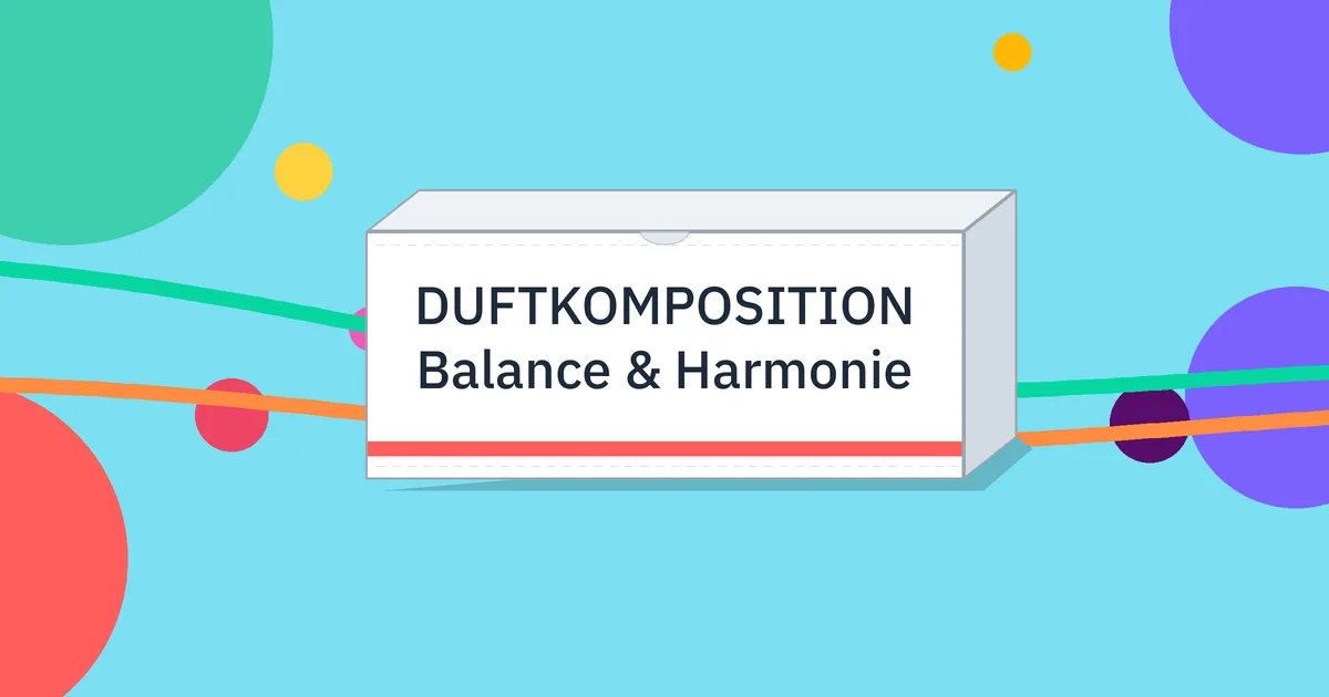 Symbolbild: Packung mit der Aufschrift DUFTKOMPOSITION Balance & Harmonie (PZN 20381895) – Verfügbarkeit und Bezug in Apotheken in Frankfurt am Main