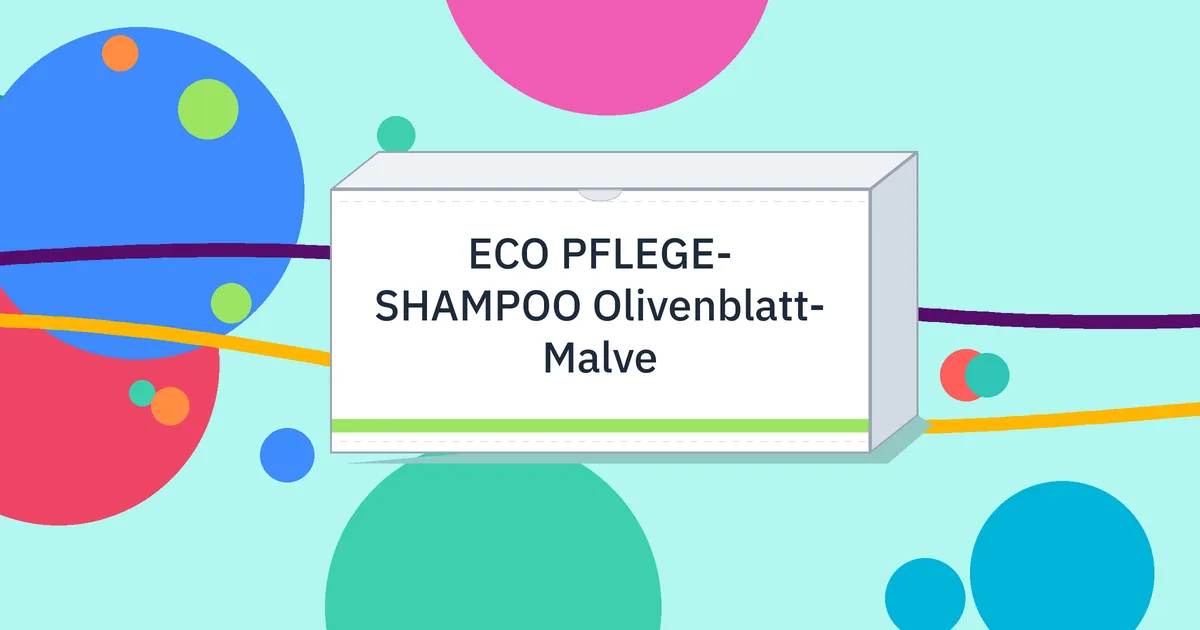 Symbolbild: Packung mit der Aufschrift ECO PFLEGE-SHAMPOO Olivenblatt-Malve (PZN 12568527) – Verfügbarkeit und Bezug in Apotheken in Frankfurt am Main