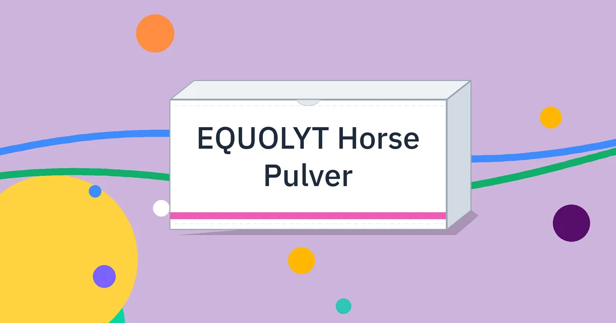 Symbolbild: Packung mit der Aufschrift EQUOLYT Horse Pulver (PZN 00503847) – Verfügbarkeit und Bezug in Apotheken in Frankfurt am Main