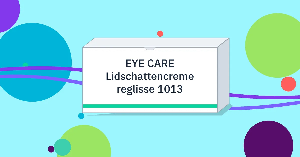 Symbolbild: Packung mit der Aufschrift EYE CARE Lidschattencreme reglisse 1013 (PZN 20582702) – Verfügbarkeit und Bezug in Apotheken in Frankfurt am Main