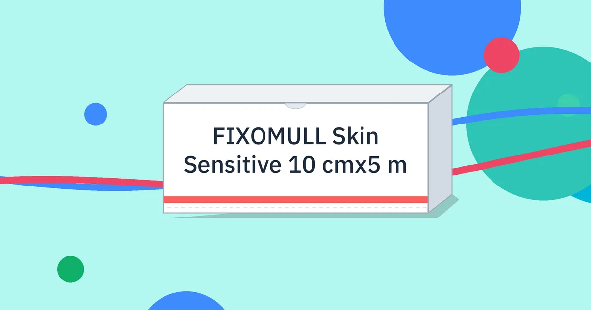 Symbolbild: Packung mit der Aufschrift FIXOMULL Skin Sensitive 10 cmx5 m (PZN 20080314) – Verfügbarkeit und Bezug in Apotheken in Frankfurt am Main