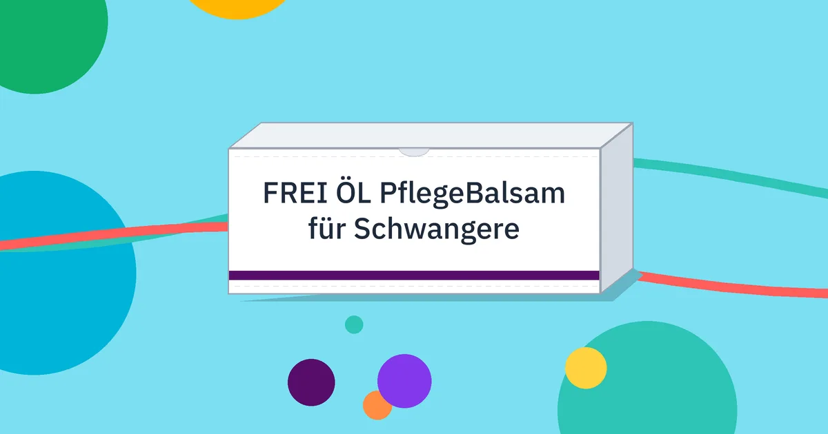 Symbolbild: Packung mit der Aufschrift FREI ÖL PflegeBalsam für Schwangere (PZN 17550503) – Verfügbarkeit und Bezug in Apotheken in Frankfurt am Main