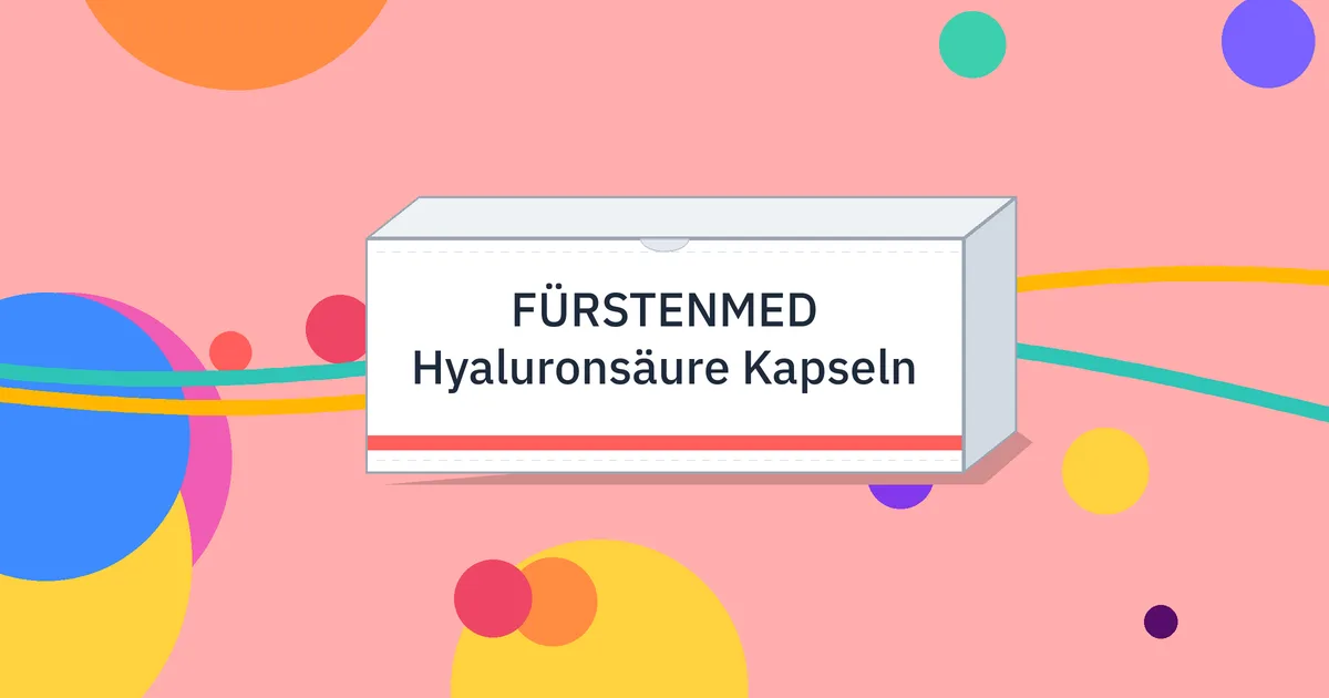 Symbolbild: Packung mit der Aufschrift FÜRSTENMED Hyaluronsäure Kapseln (PZN 16044703) – Verfügbarkeit und Bezug in Apotheken in Frankfurt am Main