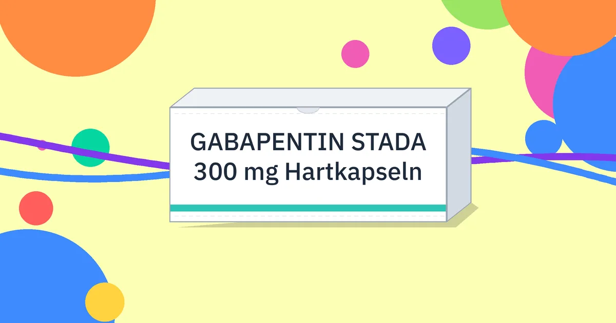 Symbolbild: Packung mit der Aufschrift GABAPENTIN STADA 300 mg Hartkapseln (PZN 00407552) – Verfügbarkeit und Bezug in Apotheken in Frankfurt am Main