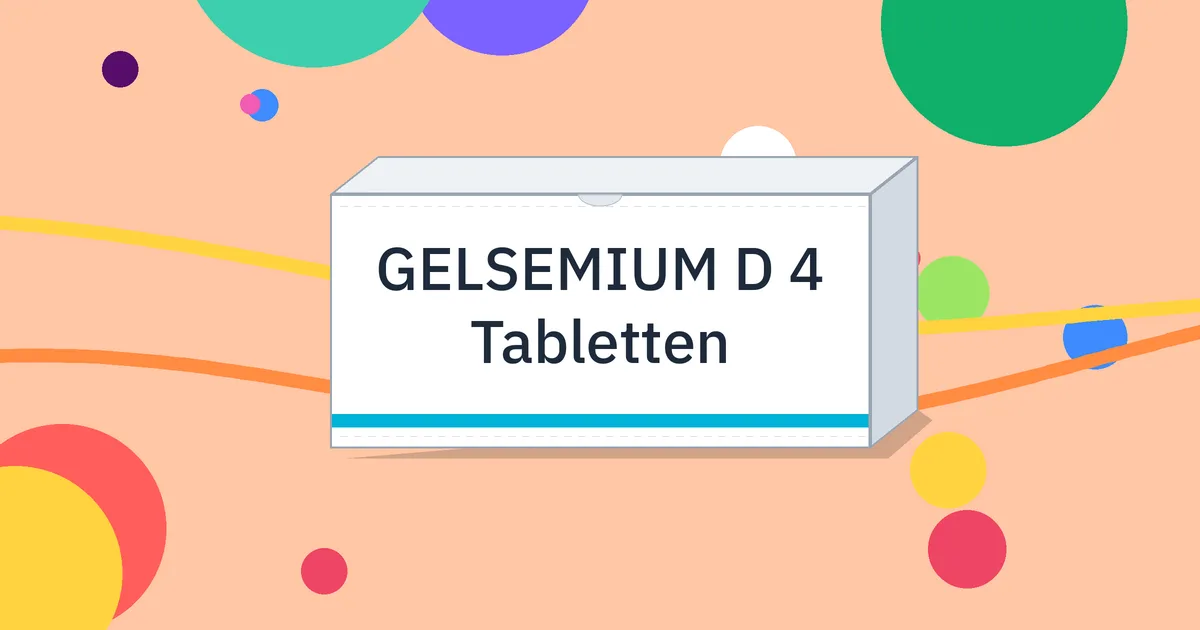 Symbolbild: Packung mit der Aufschrift GELSEMIUM D 4 Tabletten (PZN 01771679) – Verfügbarkeit und Bezug in Apotheken in Frankfurt am Main