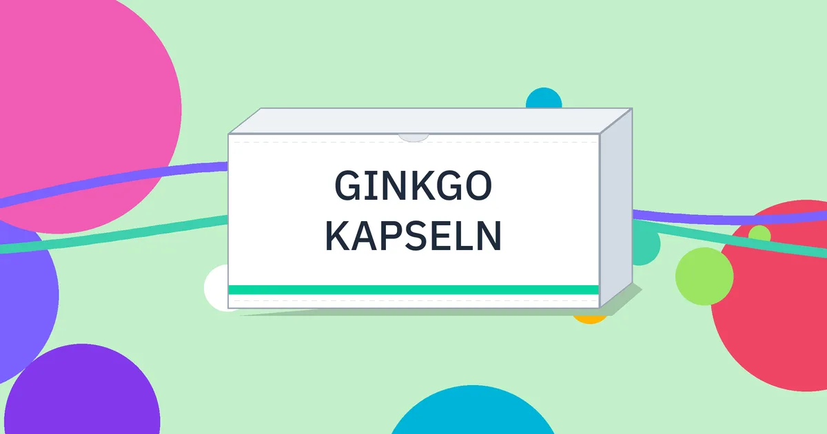 Symbolbild: Packung mit der Aufschrift GINKGO KAPSELN (PZN 17204818) – Verfügbarkeit und Bezug in Apotheken in Frankfurt am Main