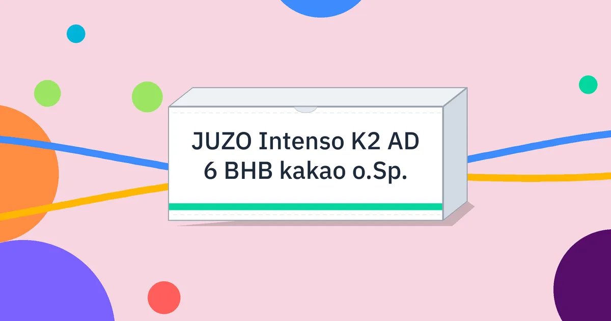Symbolbild: Packung mit der Aufschrift JUZO Intenso K2 AD 6 BHB kakao o.Sp. (PZN 18624178) – Verfügbarkeit und Bezug in Apotheken in Frankfurt am Main