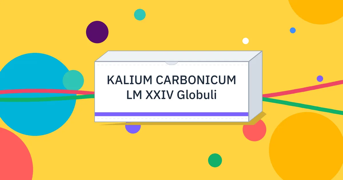 Symbolbild: Packung mit der Aufschrift KALIUM CARBONICUM LM XXIV Globuli (PZN 02678060) – Verfügbarkeit und Bezug in Apotheken in Frankfurt am Main