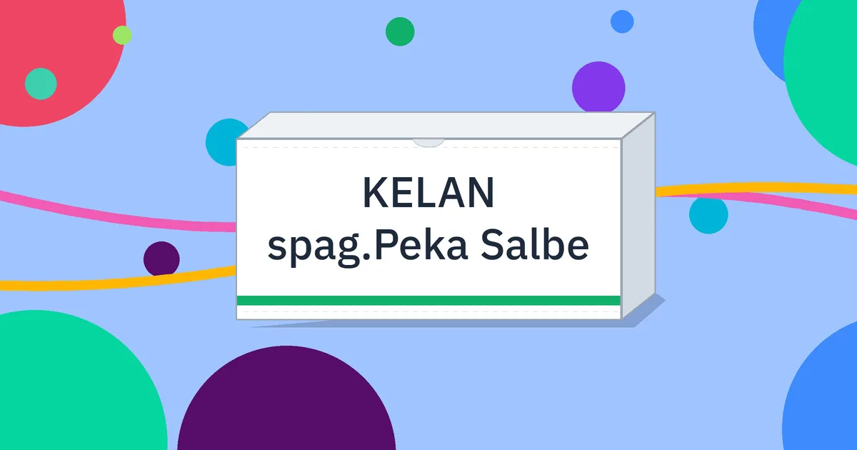 Symbolbild: Packung mit der Aufschrift KELAN spag.Peka Salbe (PZN 09213476) – Verfügbarkeit und Bezug in Apotheken in Frankfurt am Main