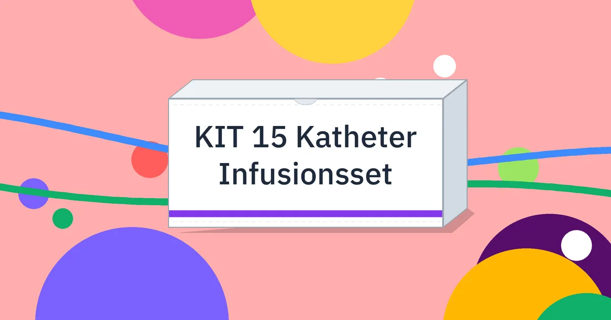 Symbolbild: Packung mit der Aufschrift KIT 15 Katheter Infusionsset (PZN 17379943) – Verfügbarkeit und Bezug in Apotheken in Frankfurt am Main