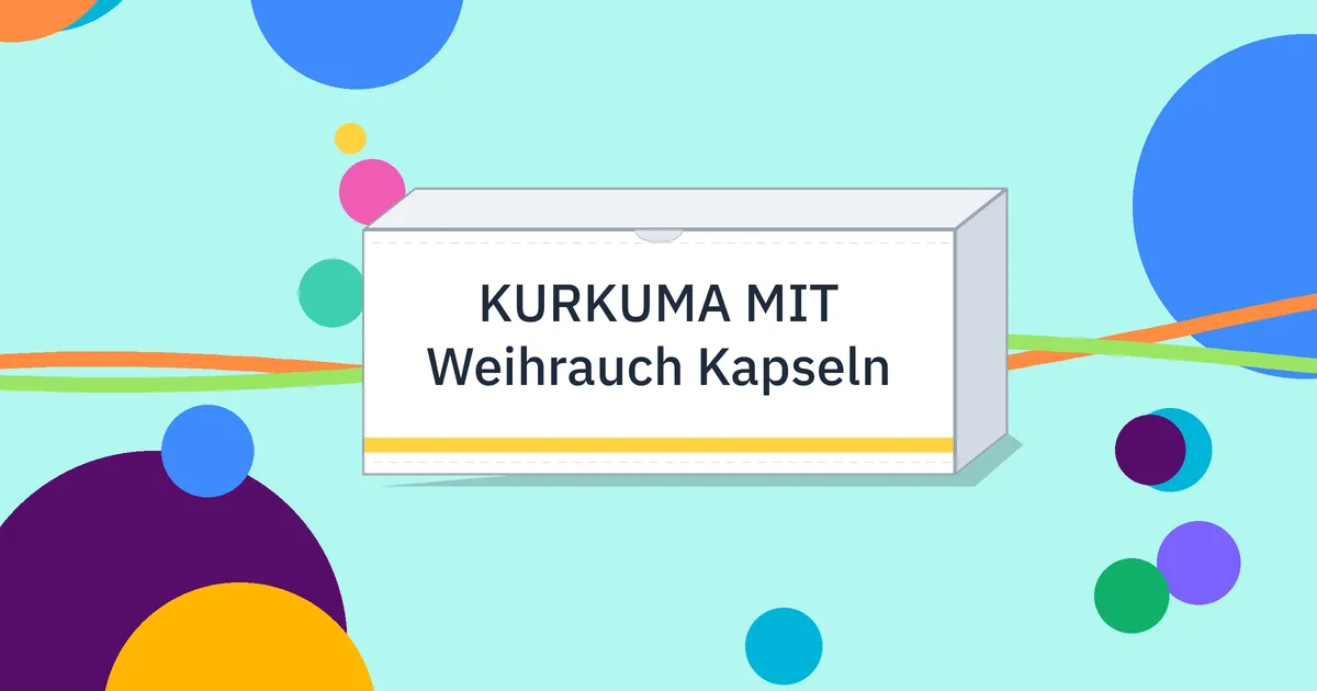 Symbolbild: Packung mit der Aufschrift KURKUMA MIT Weihrauch Kapseln (PZN 12729686) – Verfügbarkeit und Bezug in Apotheken in Frankfurt am Main