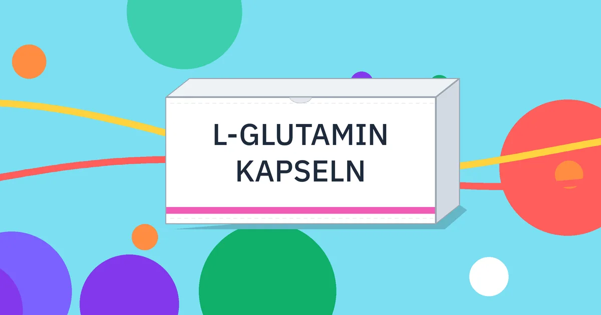 Symbolbild: Packung mit der Aufschrift L-GLUTAMIN KAPSELN (PZN 10204519) – Verfügbarkeit und Bezug in Apotheken in Frankfurt am Main