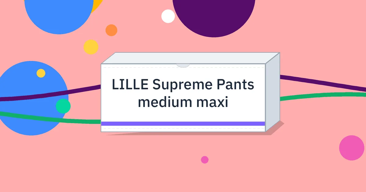 Symbolbild: Packung mit der Aufschrift LILLE Supreme Pants medium maxi (PZN 10170772) – Verfügbarkeit und Bezug in Apotheken in Frankfurt am Main