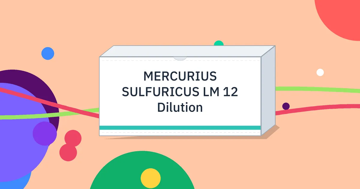 Symbolbild: Packung mit der Aufschrift MERCURIUS SULFURICUS LM 12 Dilution (PZN 12954526) – Verfügbarkeit und Bezug in Apotheken in Frankfurt am Main