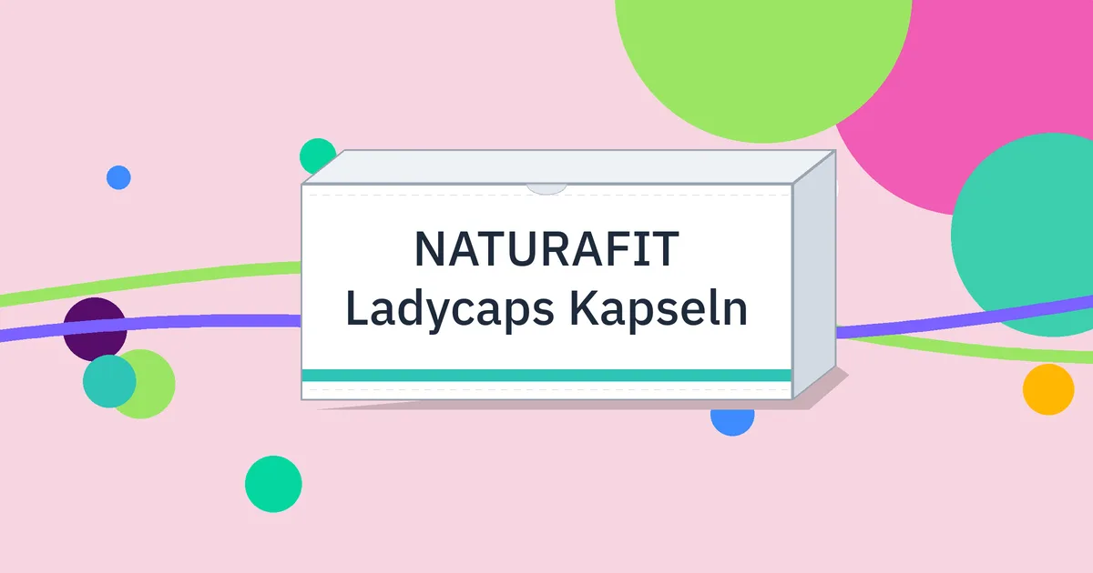 Symbolbild: Packung mit der Aufschrift NATURAFIT Ladycaps Kapseln (PZN 00691889) – Verfügbarkeit und Bezug in Apotheken in Frankfurt am Main