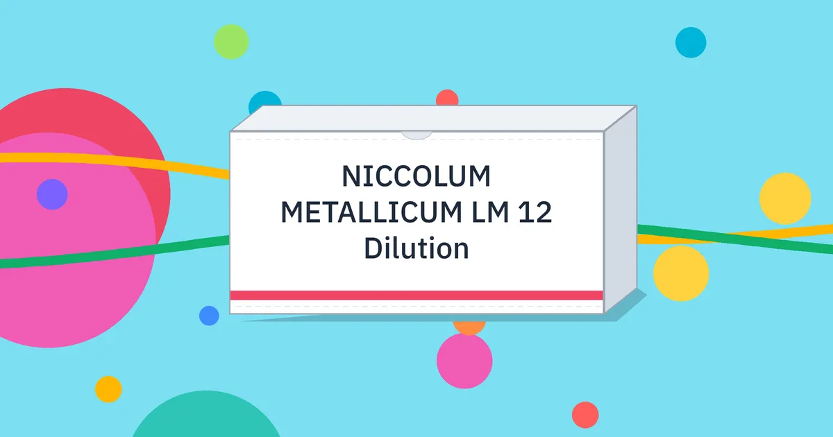 Symbolbild: Packung mit der Aufschrift NICCOLUM METALLICUM LM 12 Dilution (PZN 12968161) – Verfügbarkeit und Bezug in Apotheken in Frankfurt am Main
