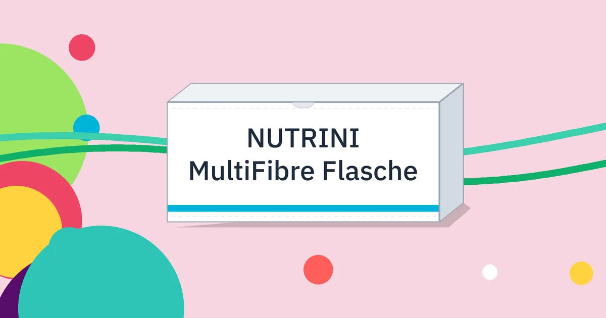 Symbolbild: Packung mit der Aufschrift NUTRINI MultiFibre Flasche (PZN 20323337) – Verfügbarkeit und Bezug in Apotheken in Frankfurt am Main