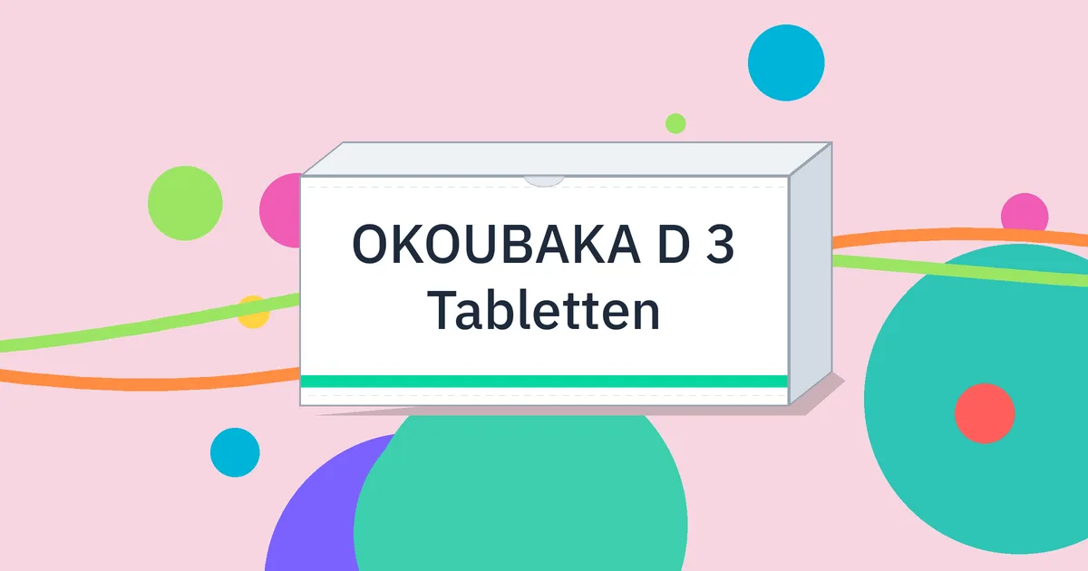Symbolbild: Packung mit der Aufschrift OKOUBAKA D 3 Tabletten (PZN 02103796) – Verfügbarkeit und Bezug in Apotheken in Frankfurt am Main
